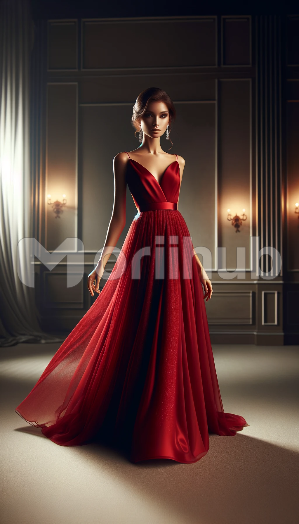 Red Evening Gown – MoriiHub