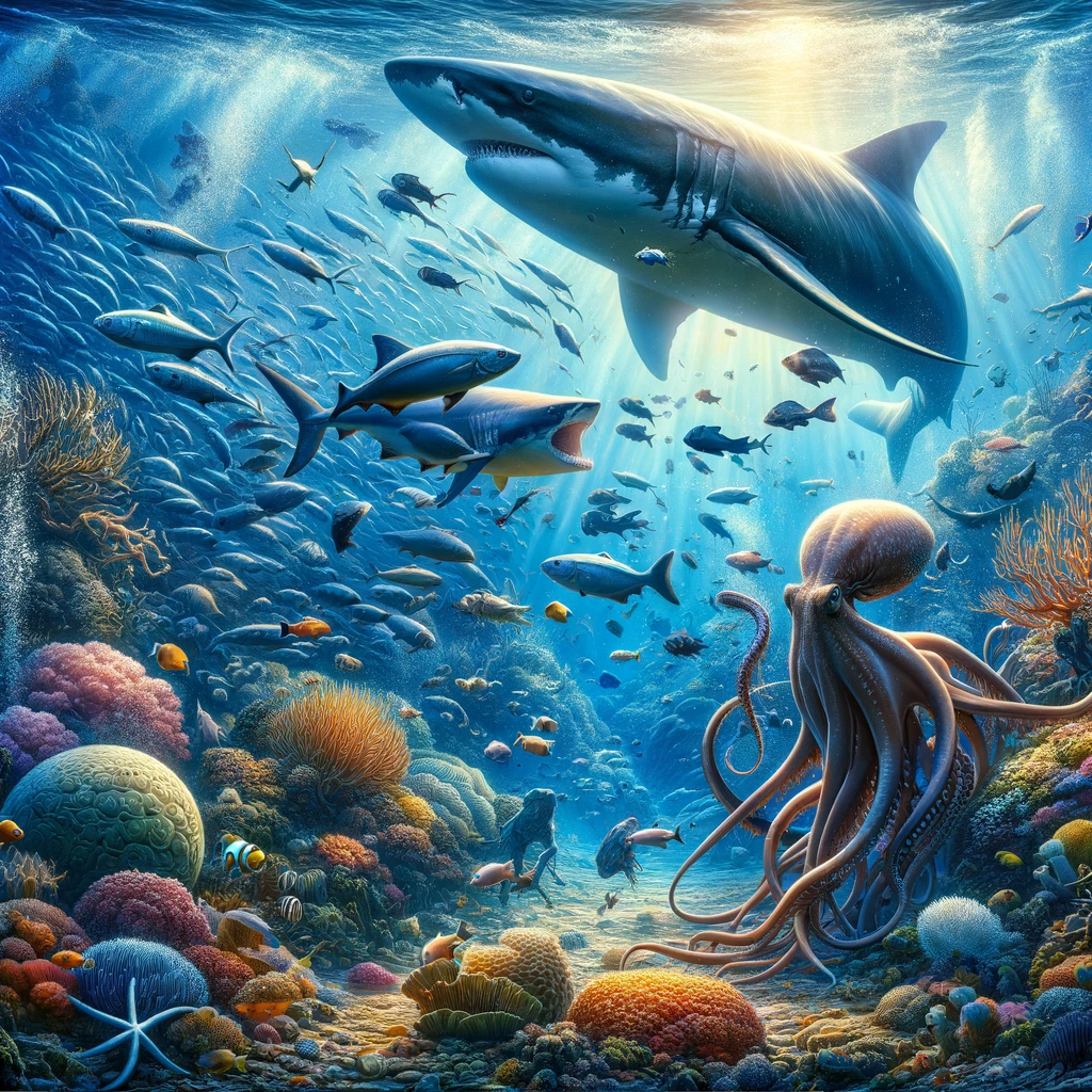 Diverse Sea Creatures – MoriiHub