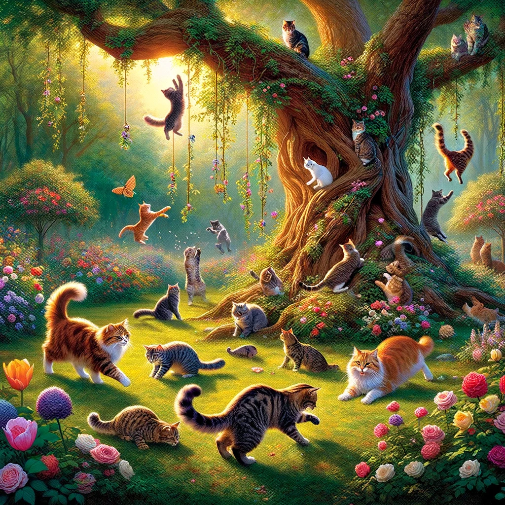 Enchanted Garden Cats – MoriiHub