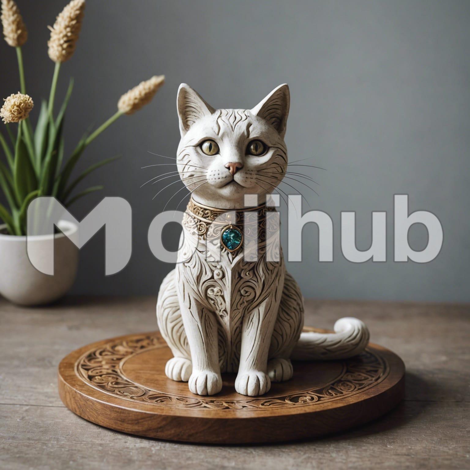 Cat Sculpture – MoriiHub