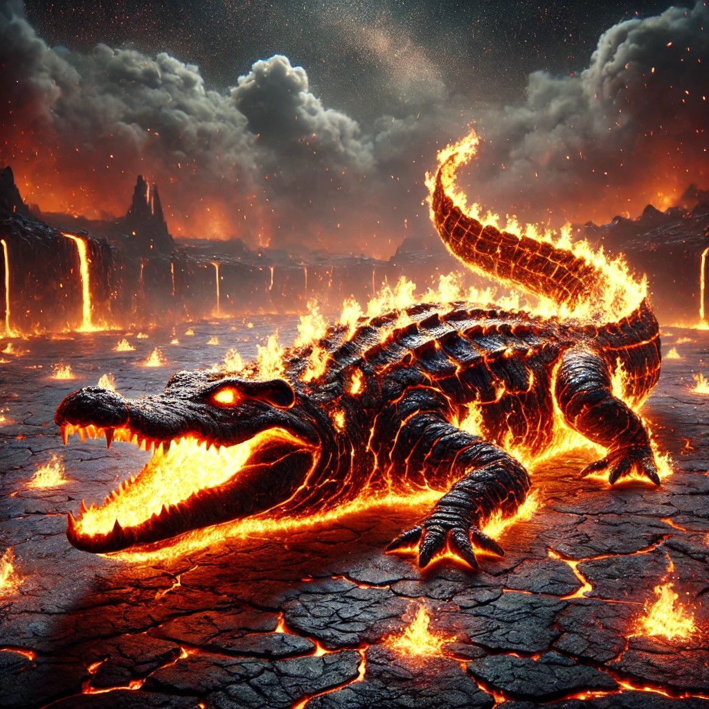 Fire Crocodile – MoriiHub