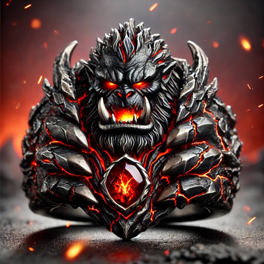 Fire Orc Ring – MoriiHub