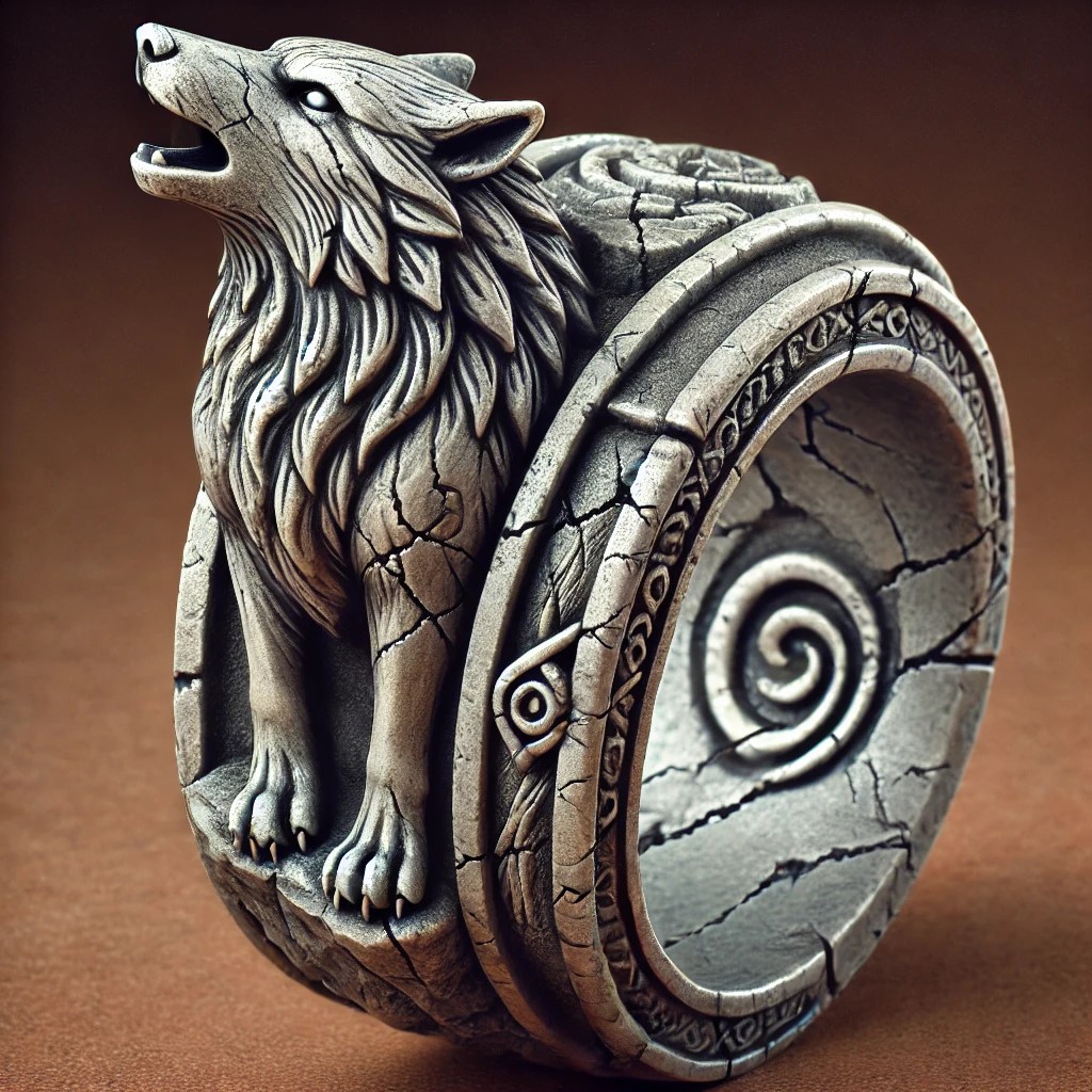 Stone Wolf Ring – MoriiHub