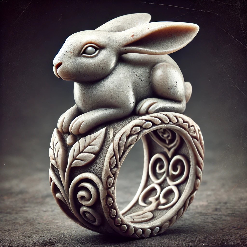 Stone Rabbit Ring – MoriiHub