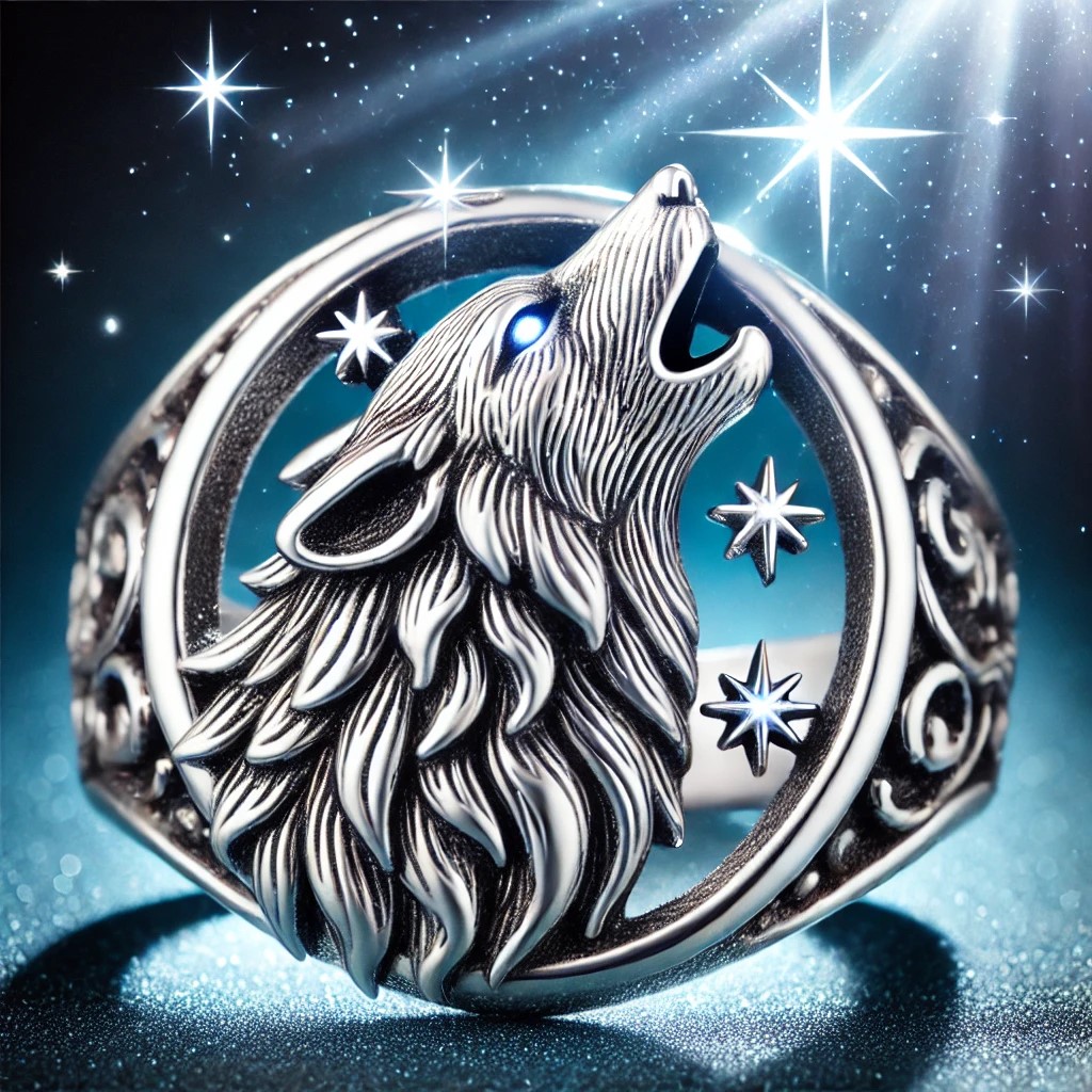 Starlight Wolf Ring – MoriiHub