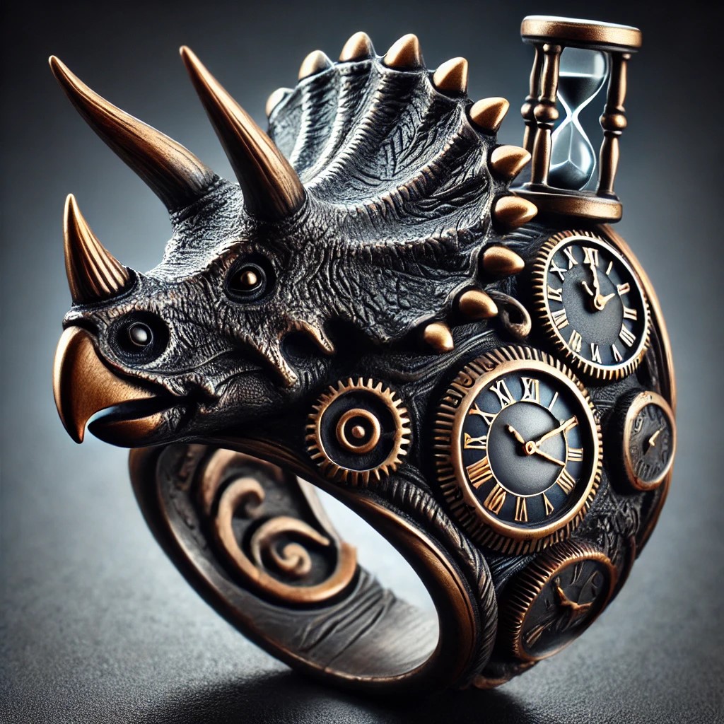 Time Triceratops Ring – MoriiHub