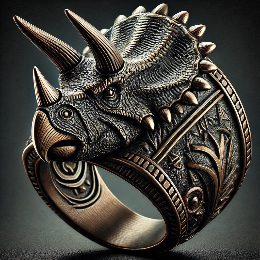 Power Triceratops Ring – MoriiHub