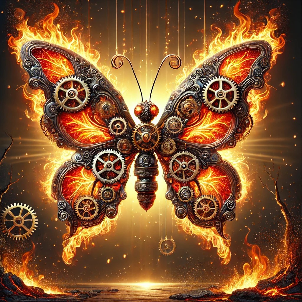 Fire Butterfly Automaton – MoriiHub