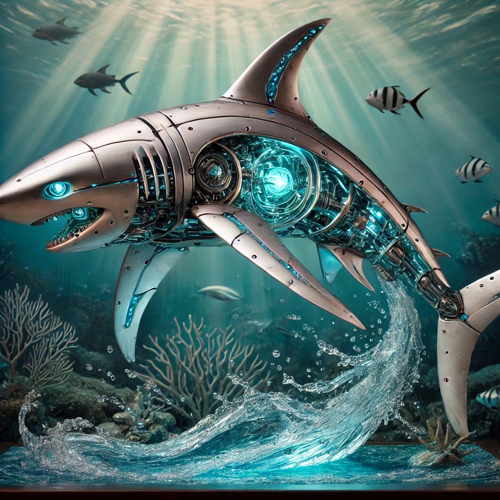 Water Shark Automaton – MoriiHub