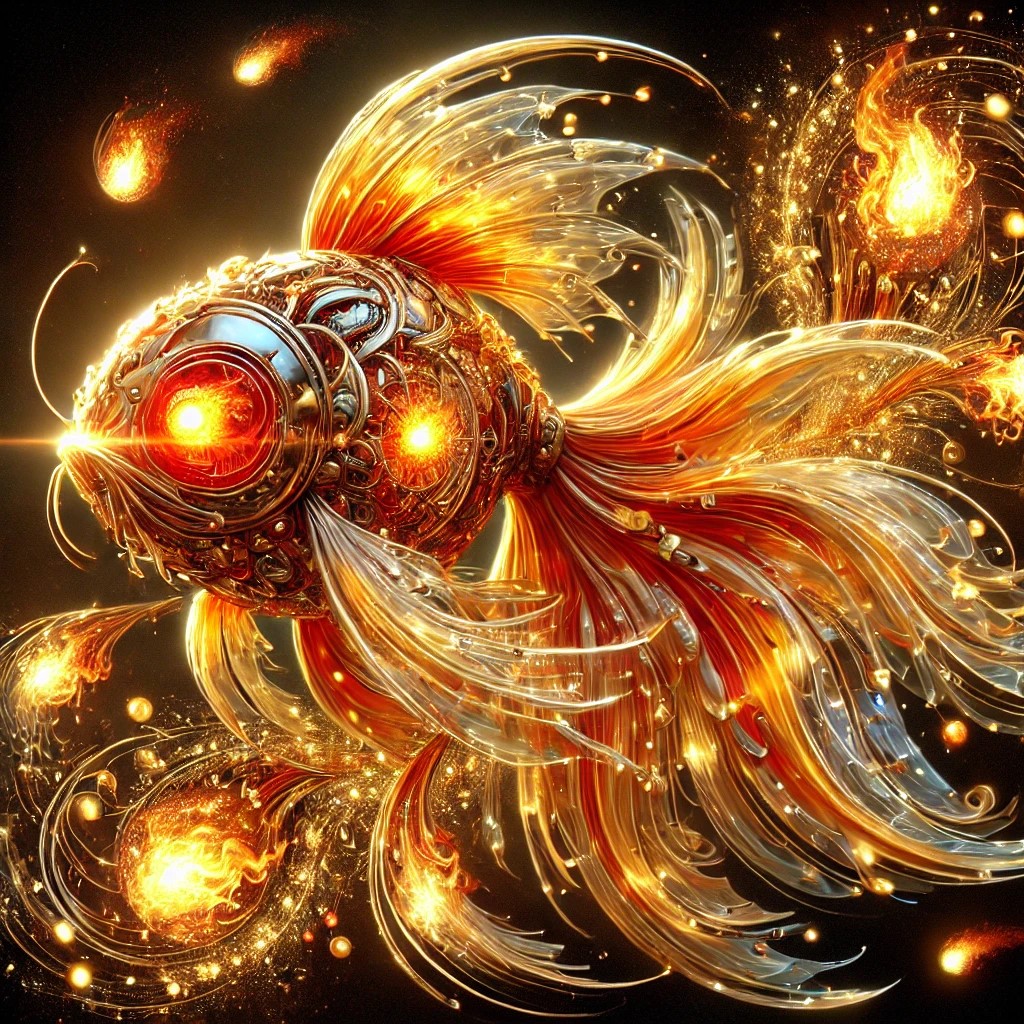 Fire Goldfish Automaton – MoriiHub