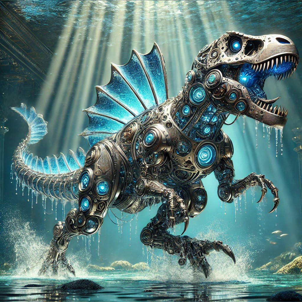 Water T Rex Automaton – MoriiHub