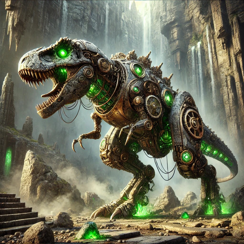 Stone T Rex Automaton – MoriiHub