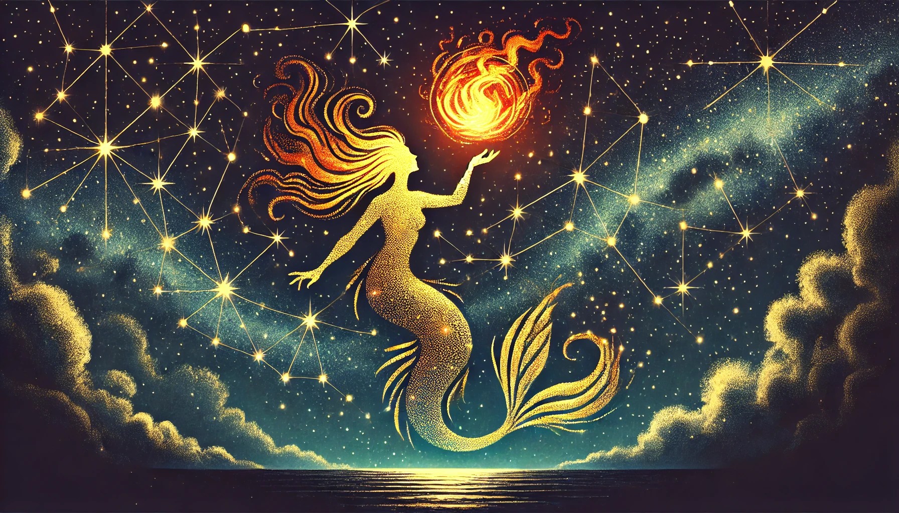 Fire Mermaid Constellation – MoriiHub