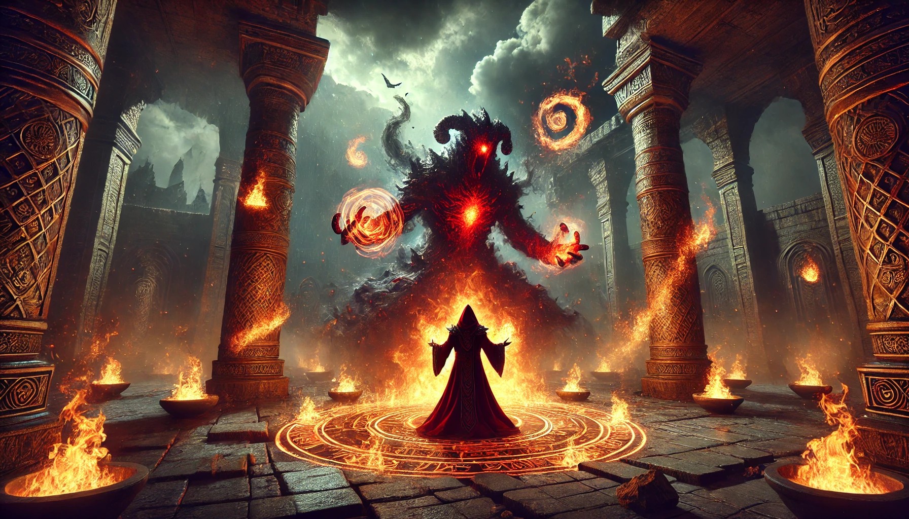 Fiery Beast Battle – MoriiHub