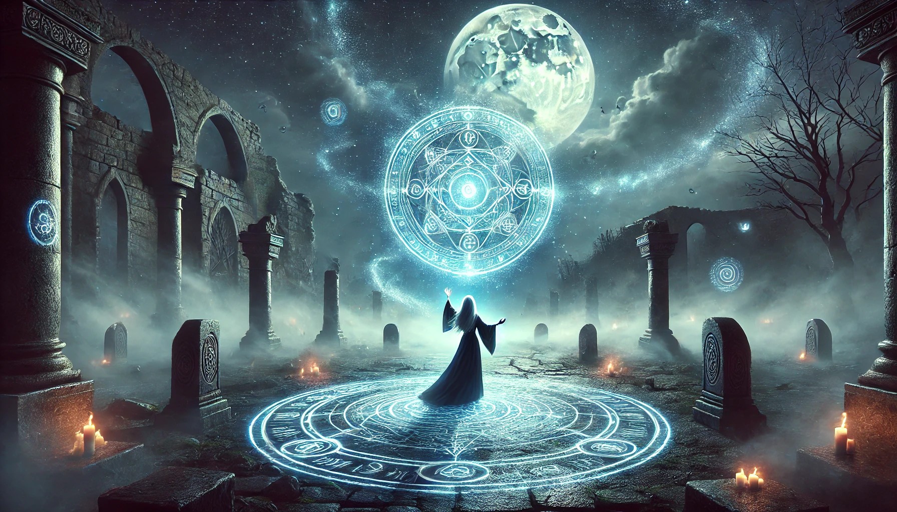 Ancient Glowing Rune Circle – MoriiHub