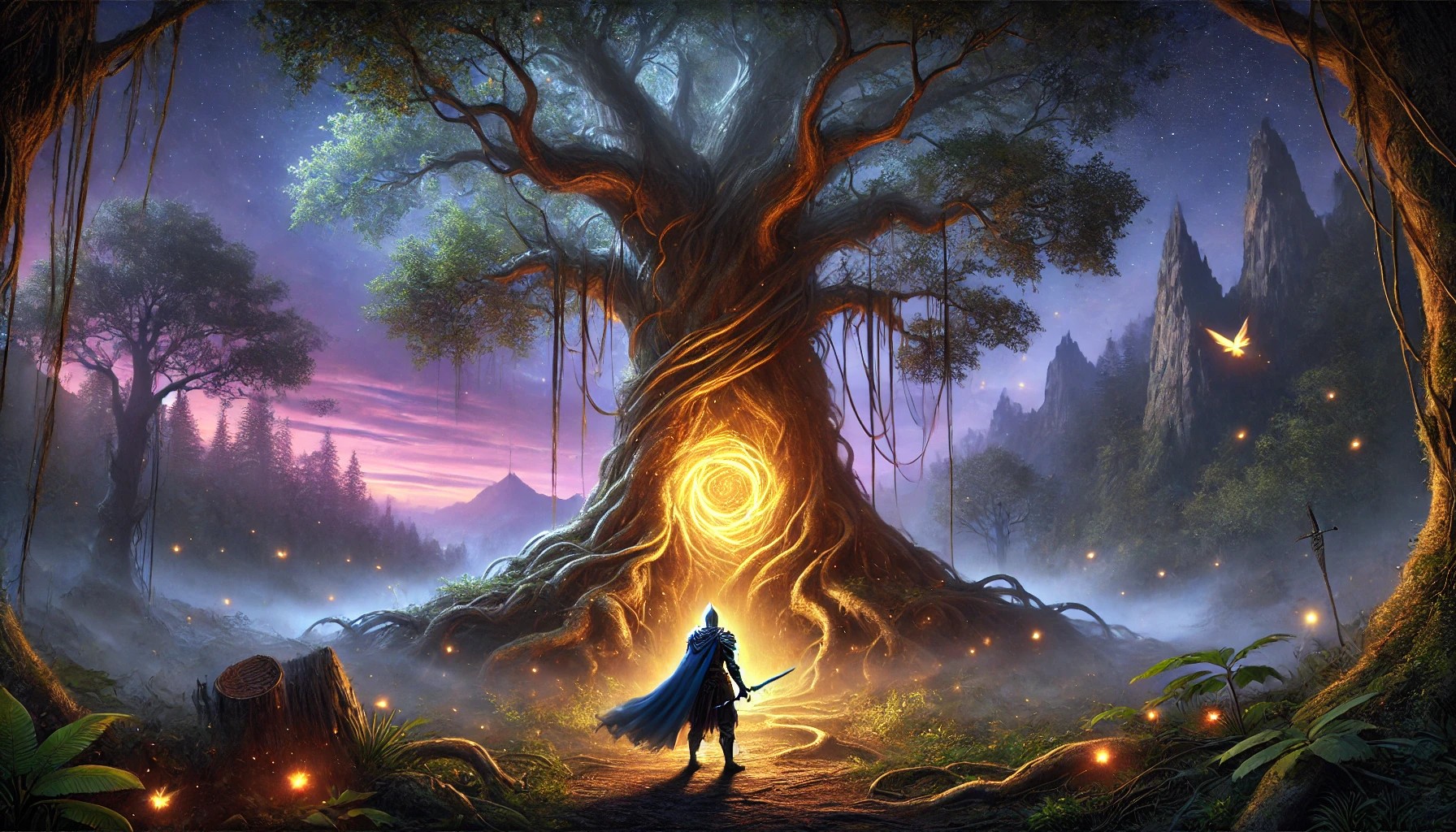 Ancient Glowing Tree – MoriiHub