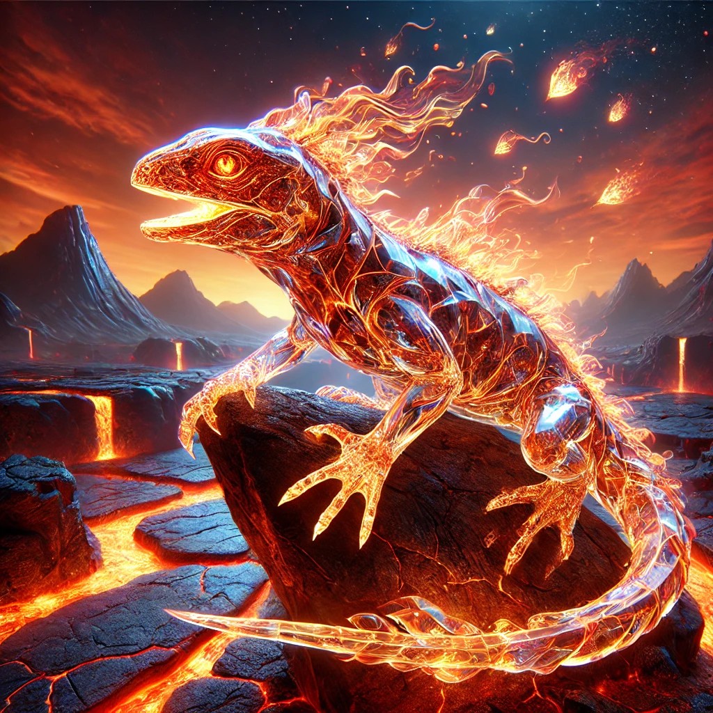 Fire Lizard Crystal – MoriiHub