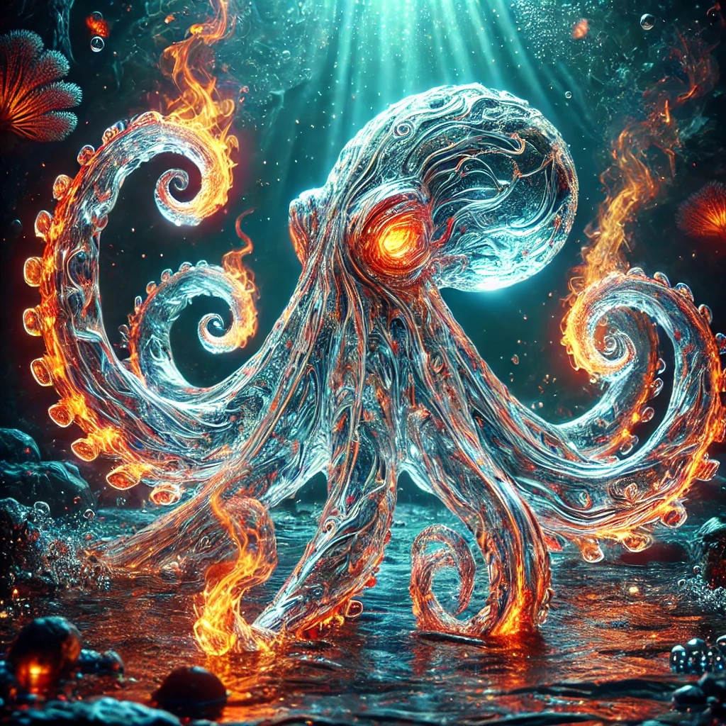 Fire Octopus Crystal – MoriiHub
