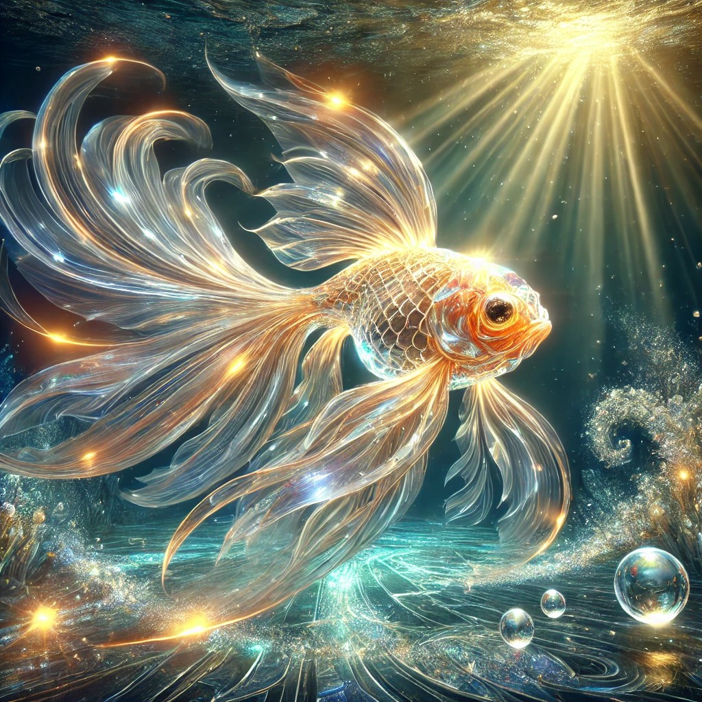 Light Goldfish Crystal – MoriiHub