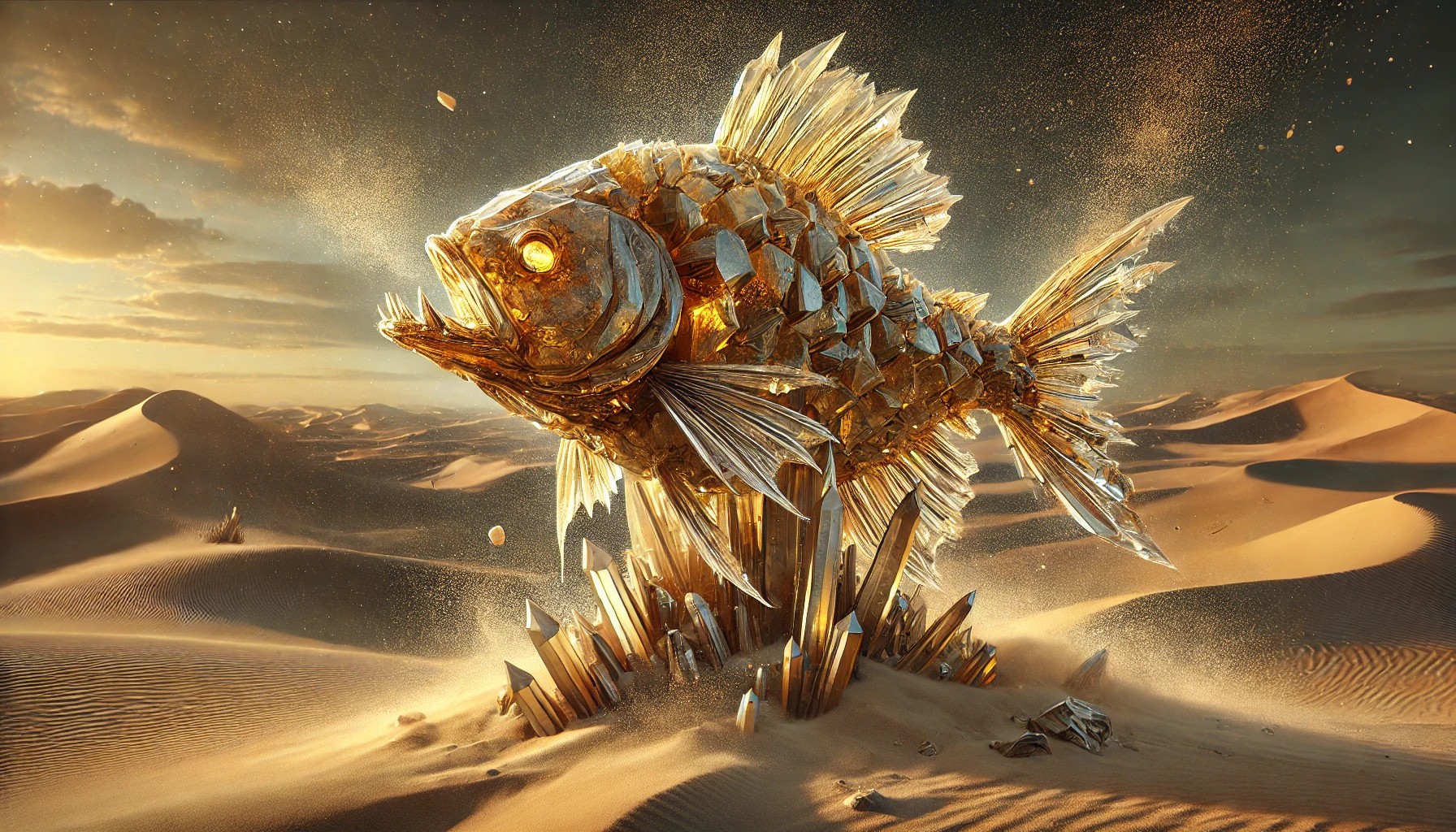 Sand Piranha Crystal – MoriiHub