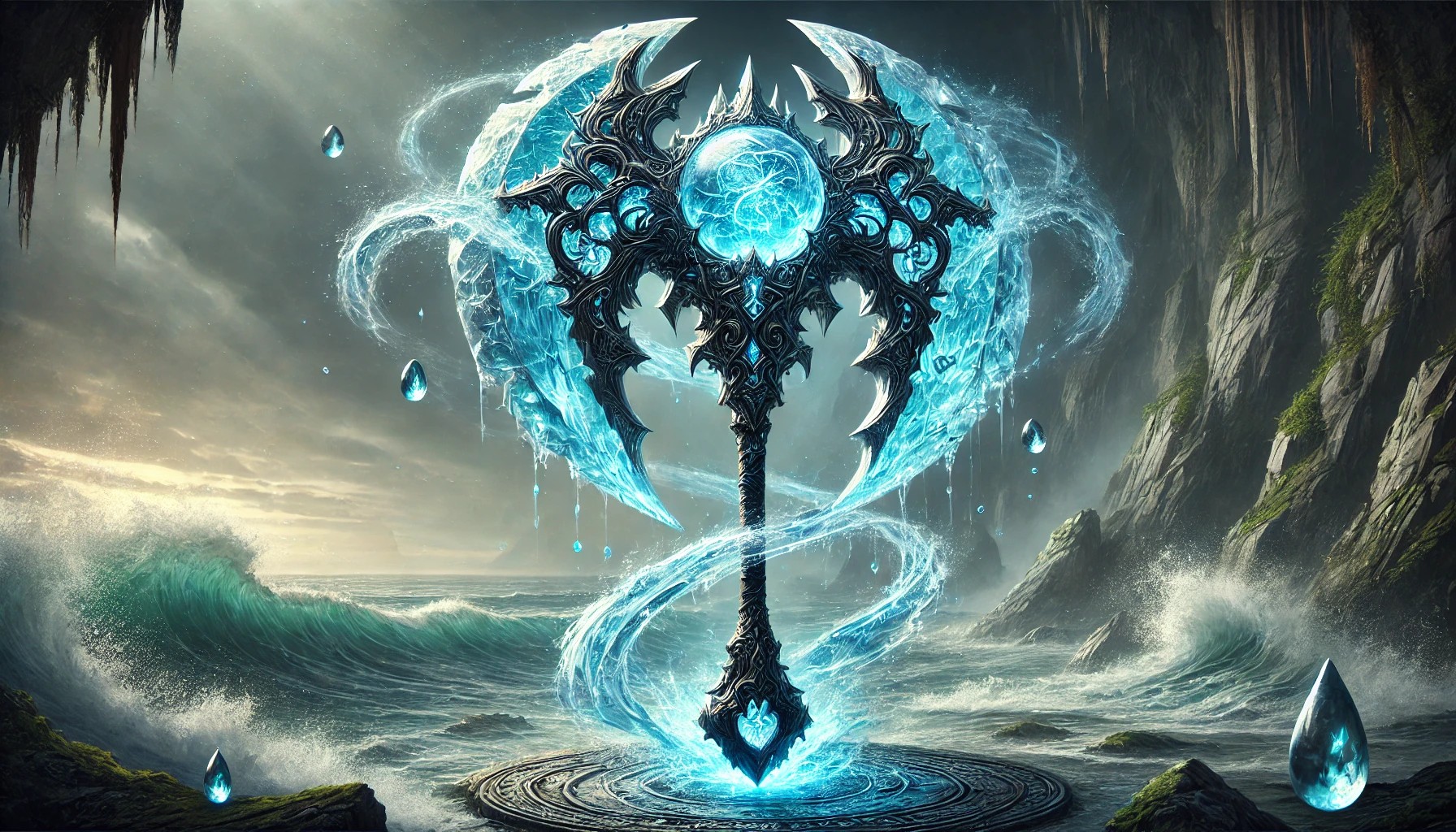 Water Axe Crystal – MoriiHub