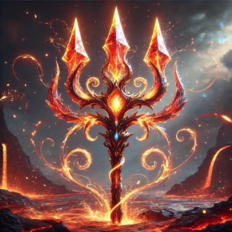 Fire Trident Crystal – MoriiHub