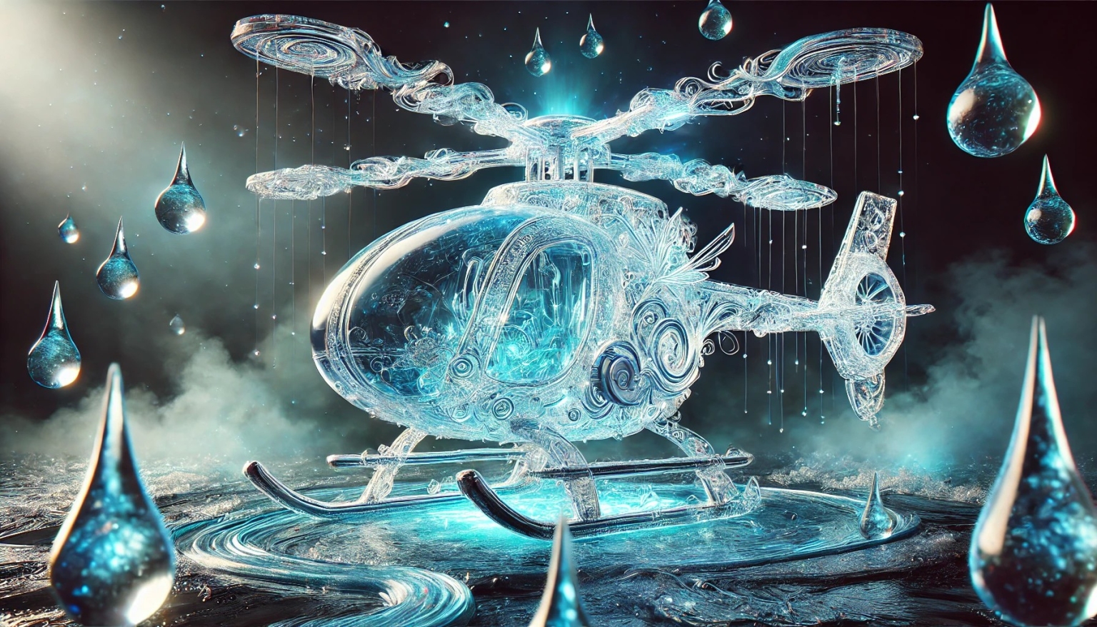Water Helicopter Crystal – MoriiHub