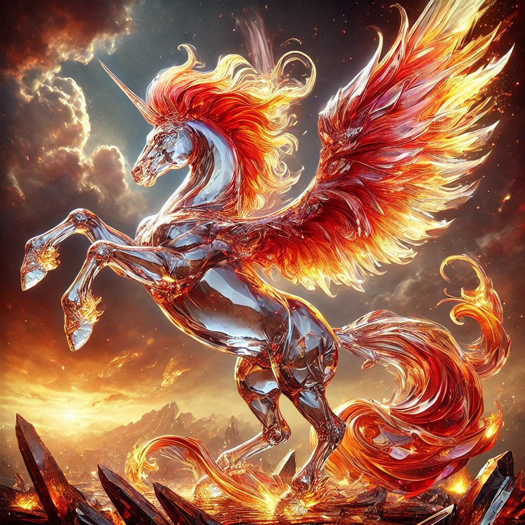 Fire Pegasus Crystal – MoriiHub
