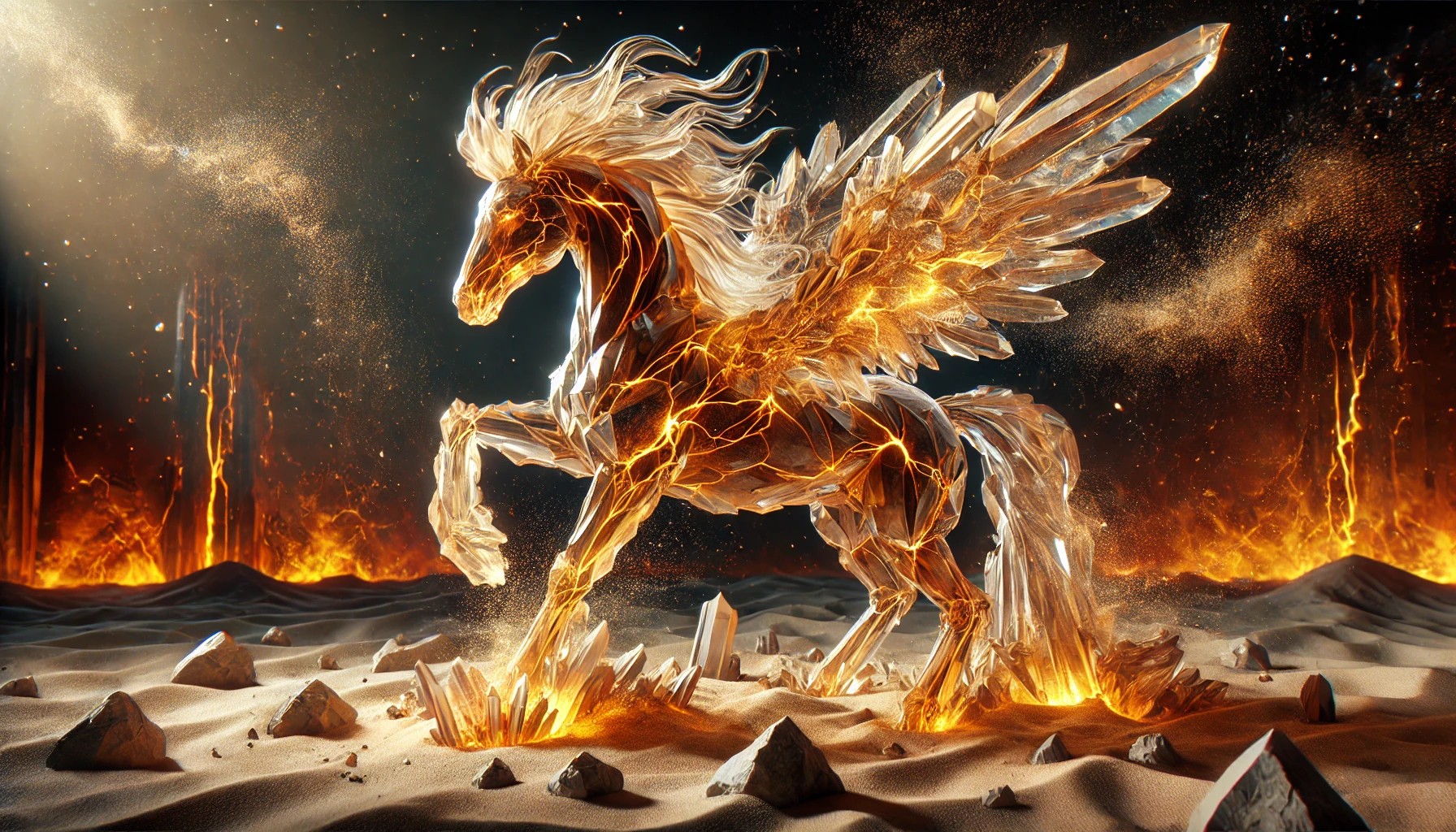 Sand Pegasus Crystal – MoriiHub
