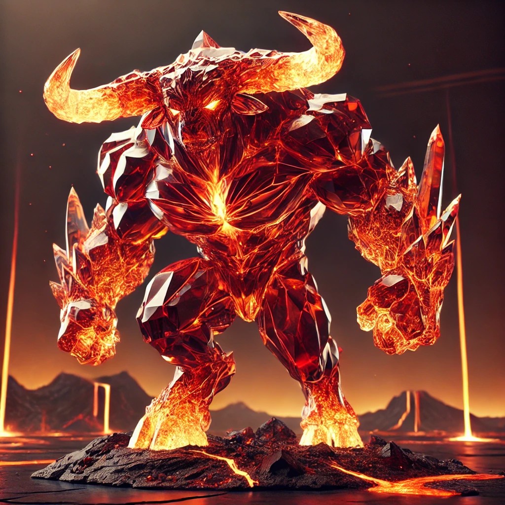 Fire Minotaur Crystal – MoriiHub