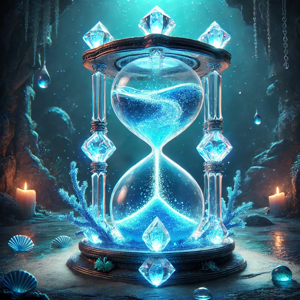 Water Hourglass Crystal – MoriiHub