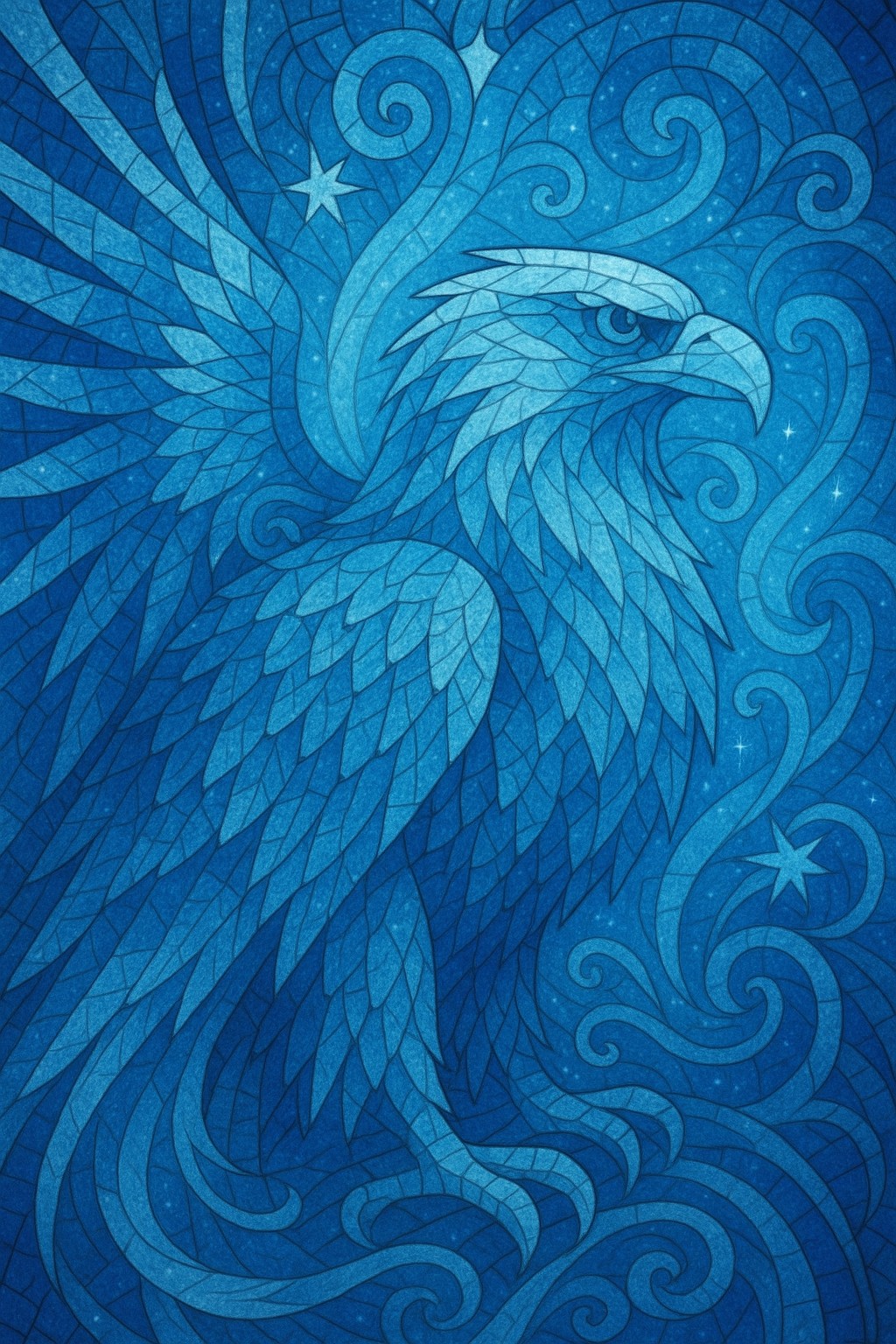 Ice Eagle Mosaic – MoriiHub