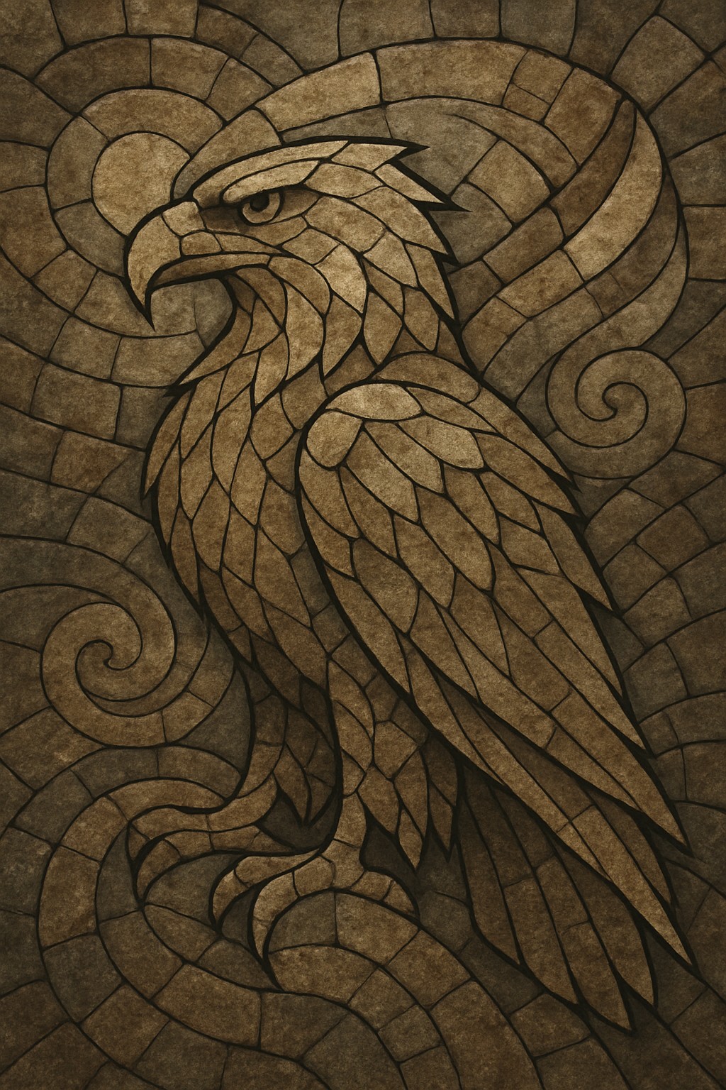 Stone Eagle Mosaic – MoriiHub