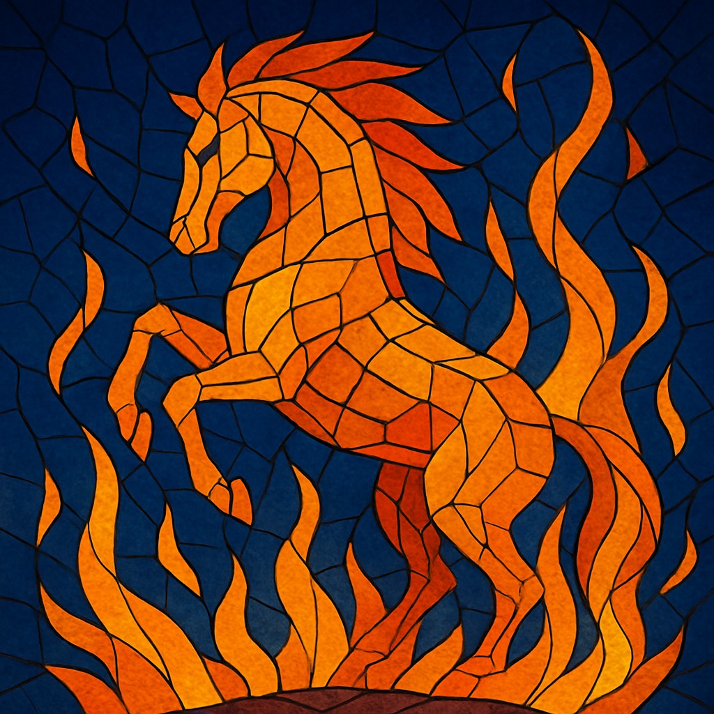 Fire Horse Mosaic – MoriiHub