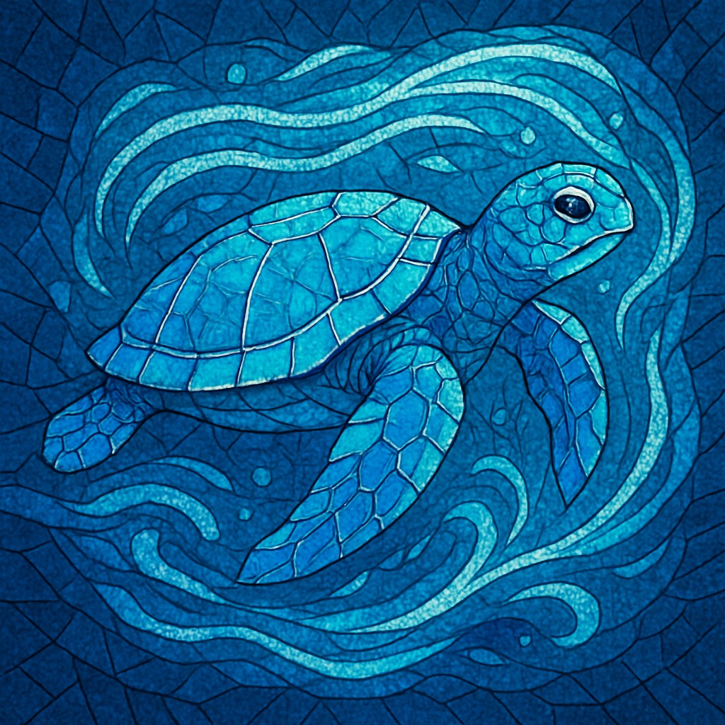 Water Turtle Mosaic – MoriiHub