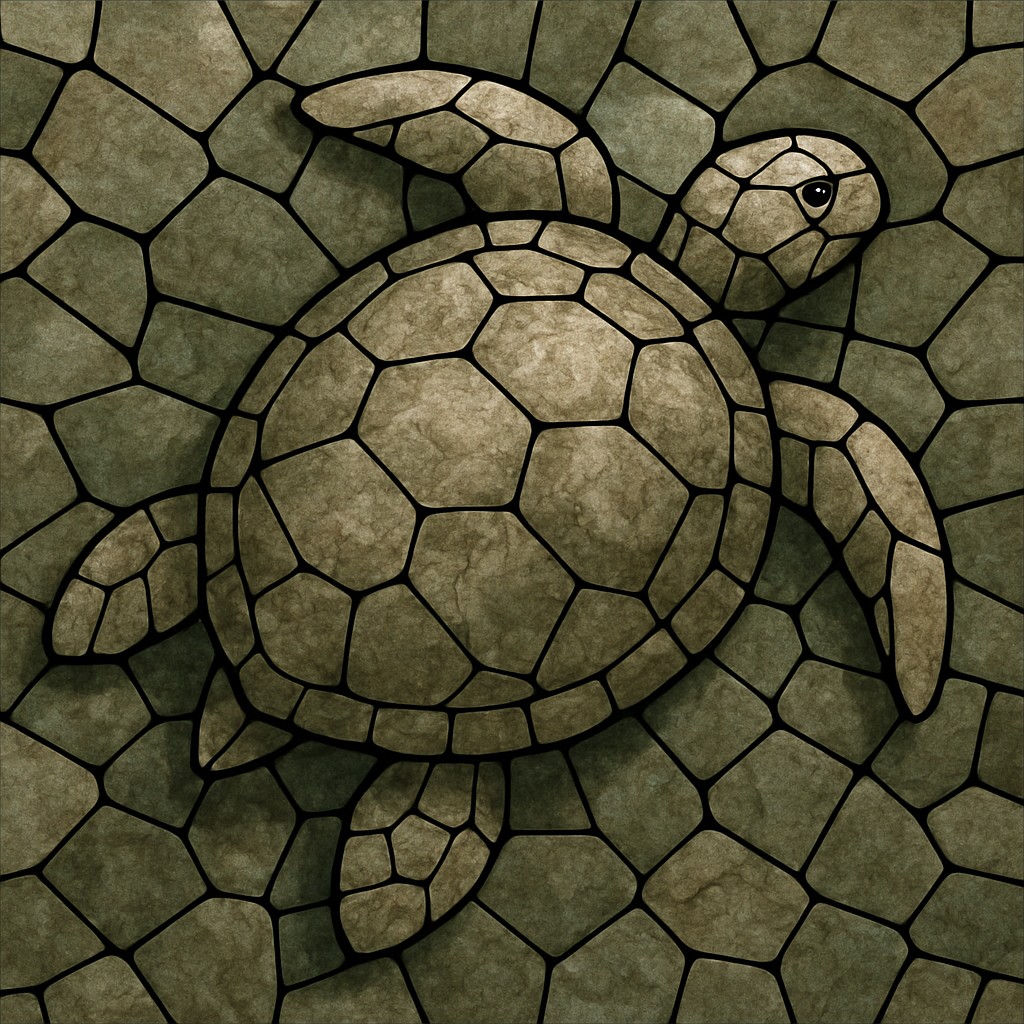 Stone Turtle Mosaic – MoriiHub