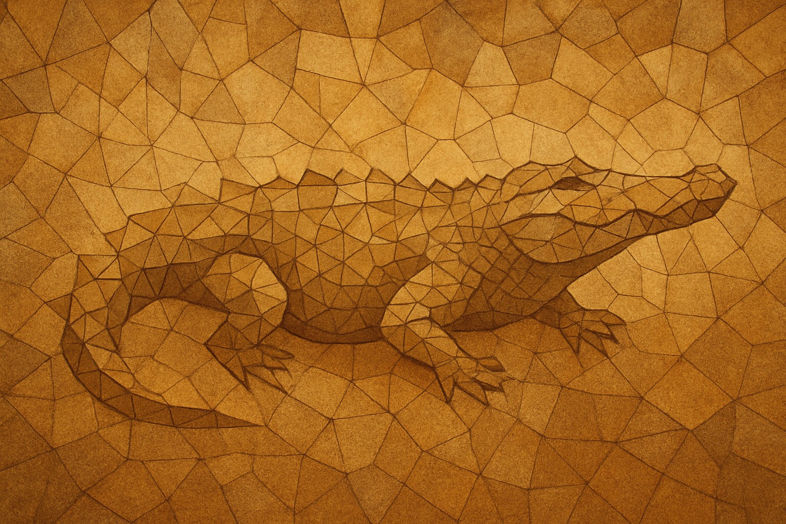 Sand Crocodile Mosaic – MoriiHub