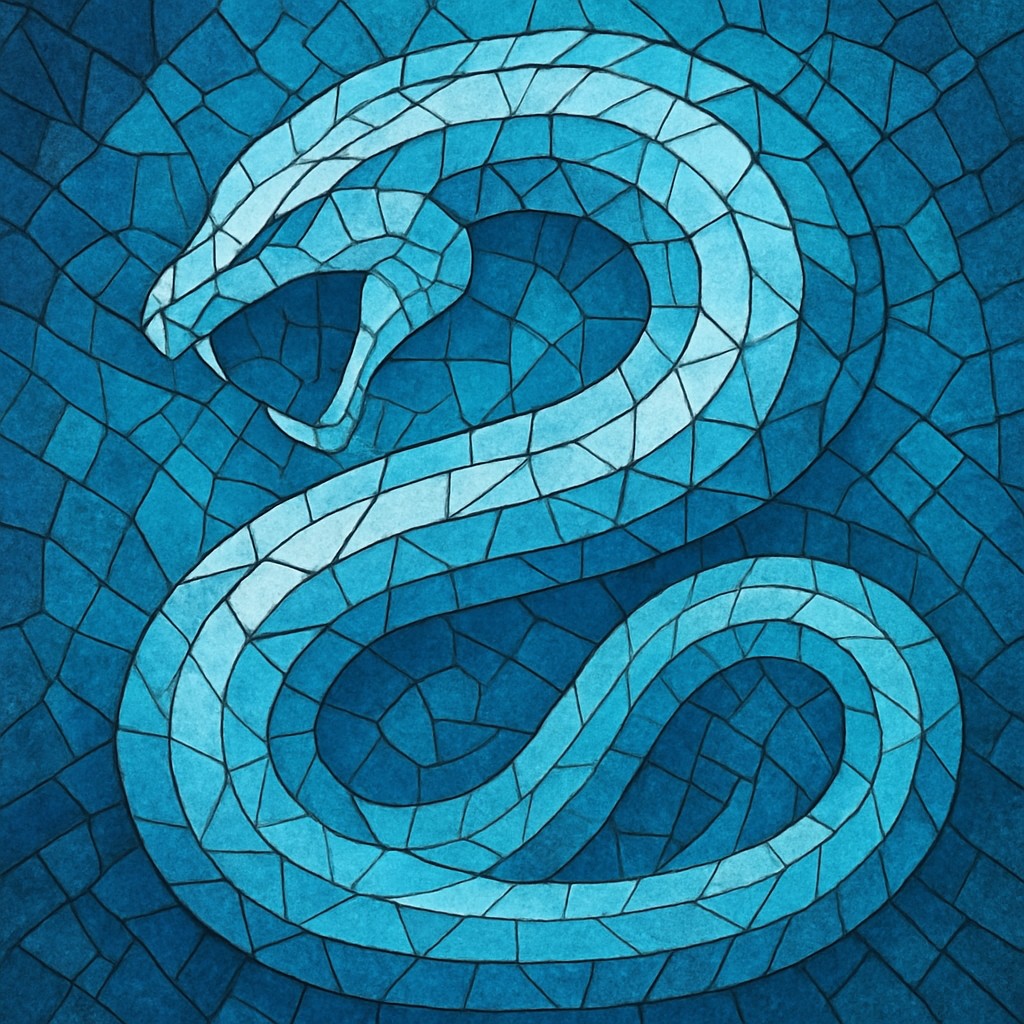 Ice Snake Mosaic – MoriiHub