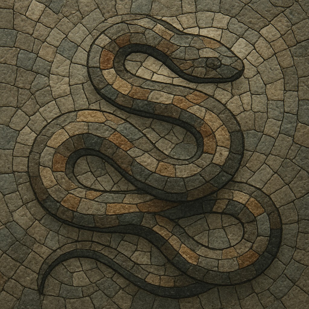 Stone Snake Mosaic – MoriiHub