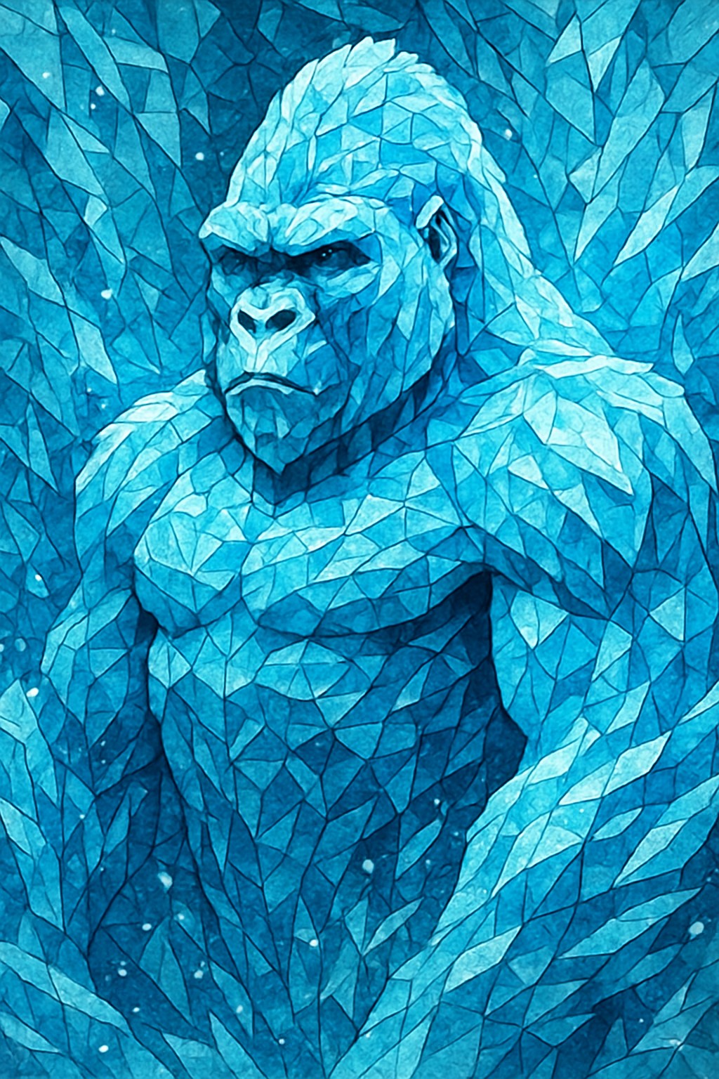 Ice Gorilla Mosaic – MoriiHub