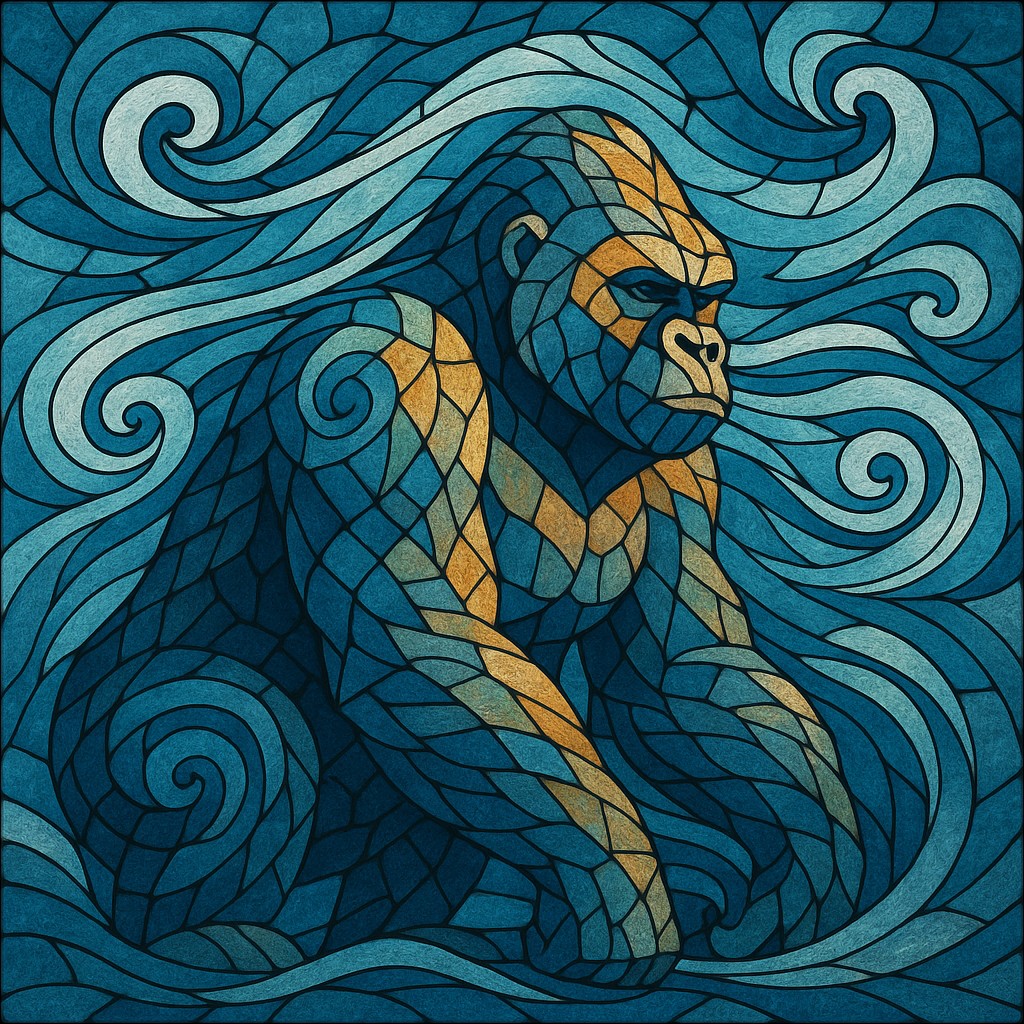 Wind Gorilla Mosaic – MoriiHub