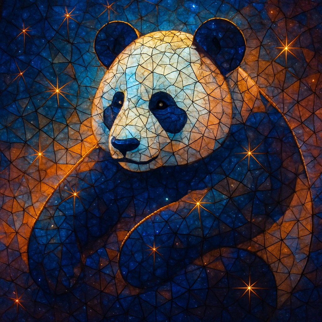 Starlight Panda Mosaic – MoriiHub