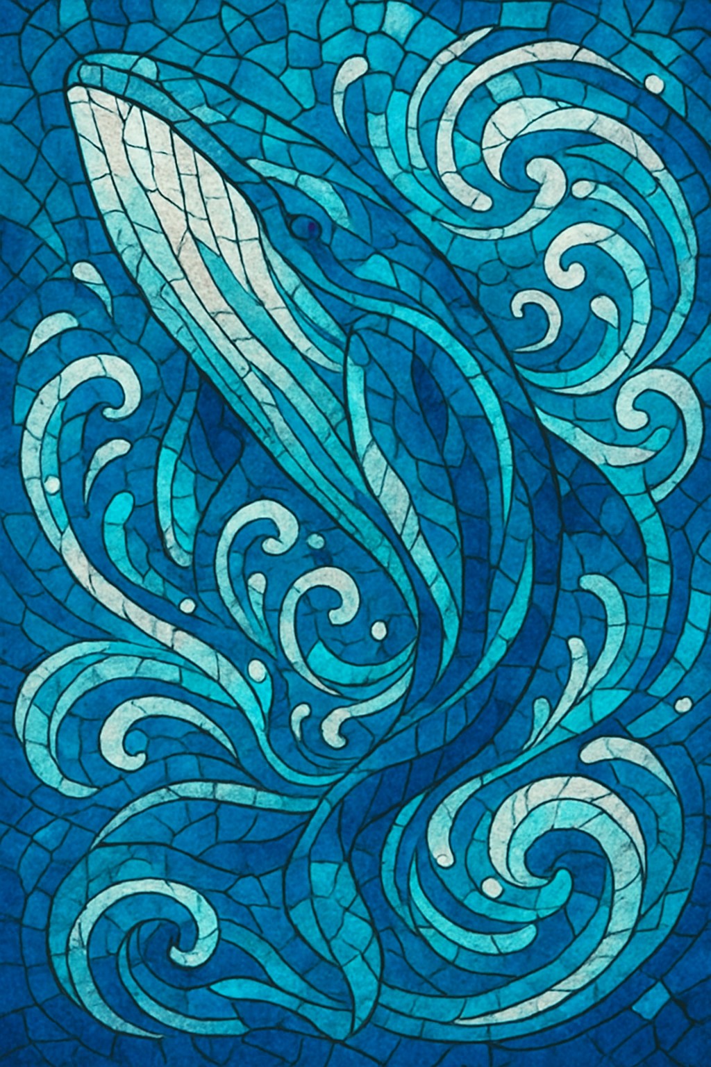 Water Whale Mosaic – MoriiHub