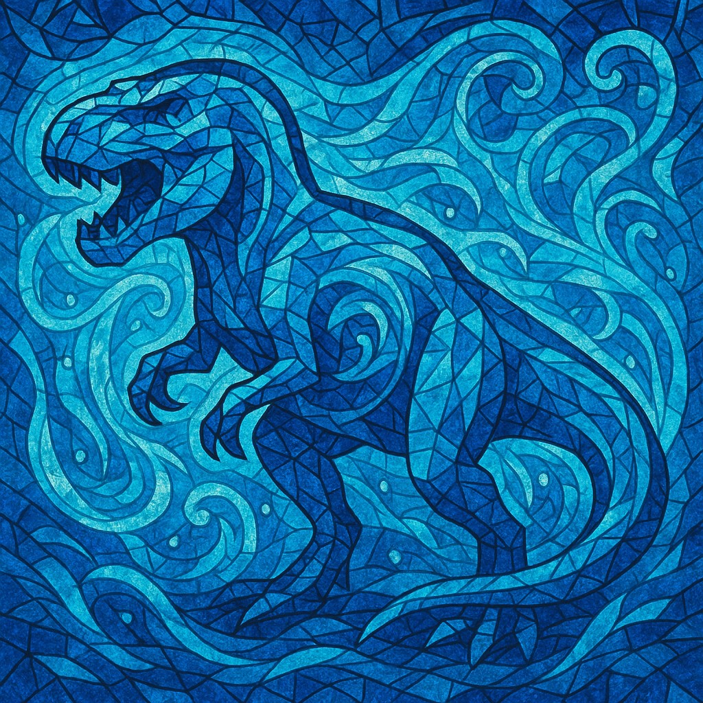 Water T Rex Mosaic – MoriiHub