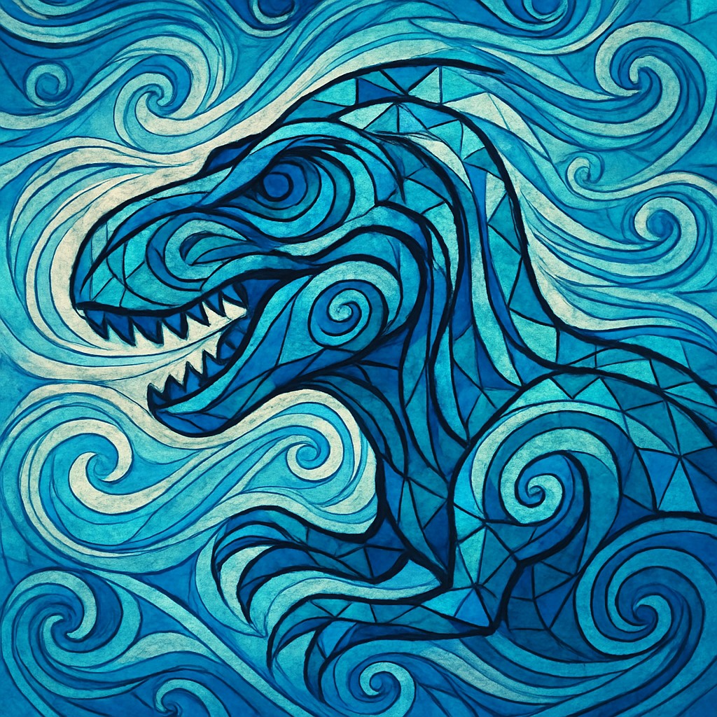 Wind T Rex Mosaic – MoriiHub