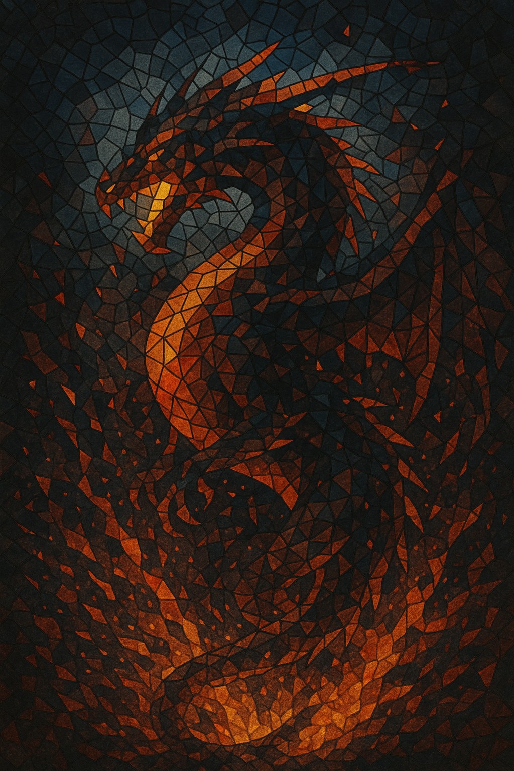Destruction Western Dragon Mosaic – MoriiHub