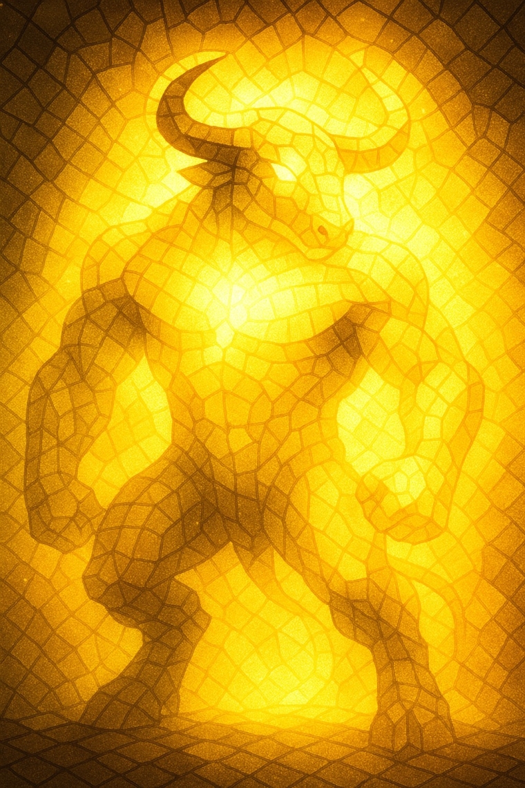 Light Minotaur Mosaic – MoriiHub