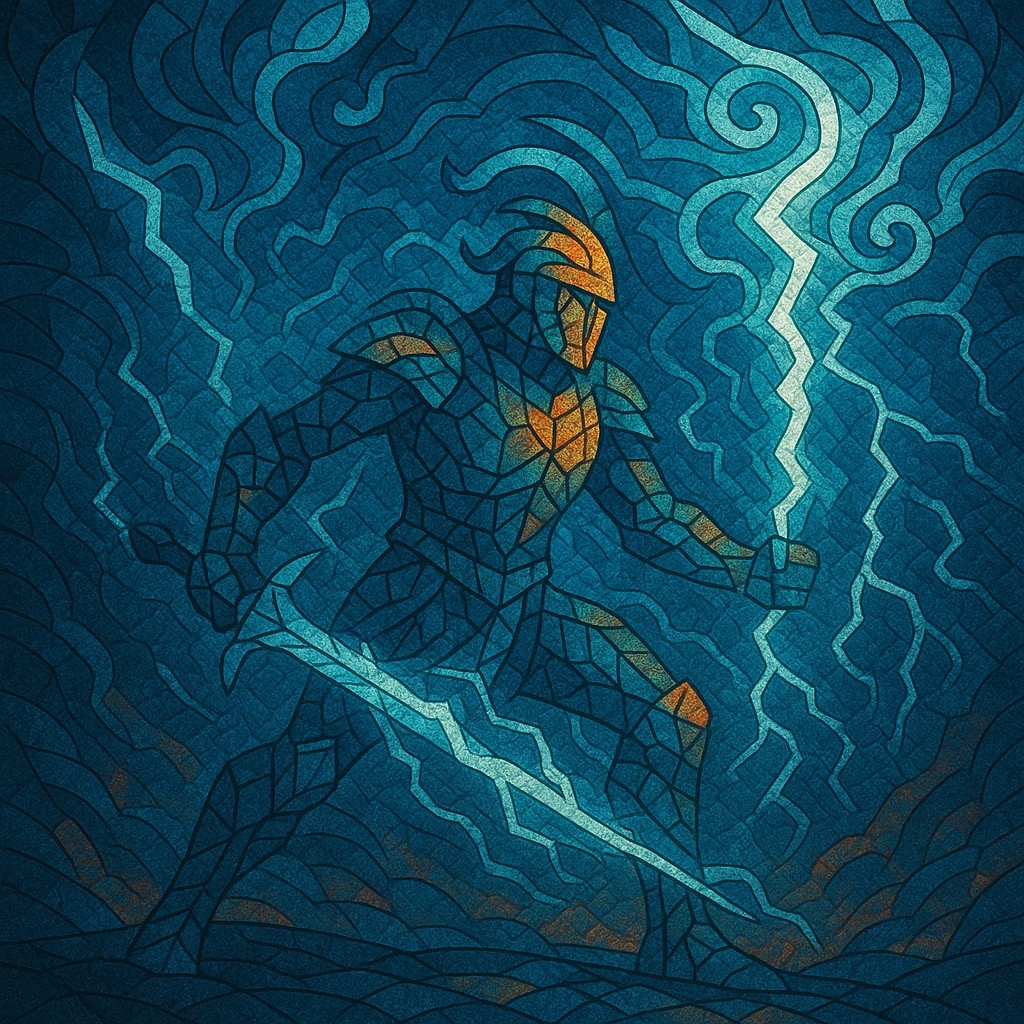 Storm Warrior Mosaic – MoriiHub