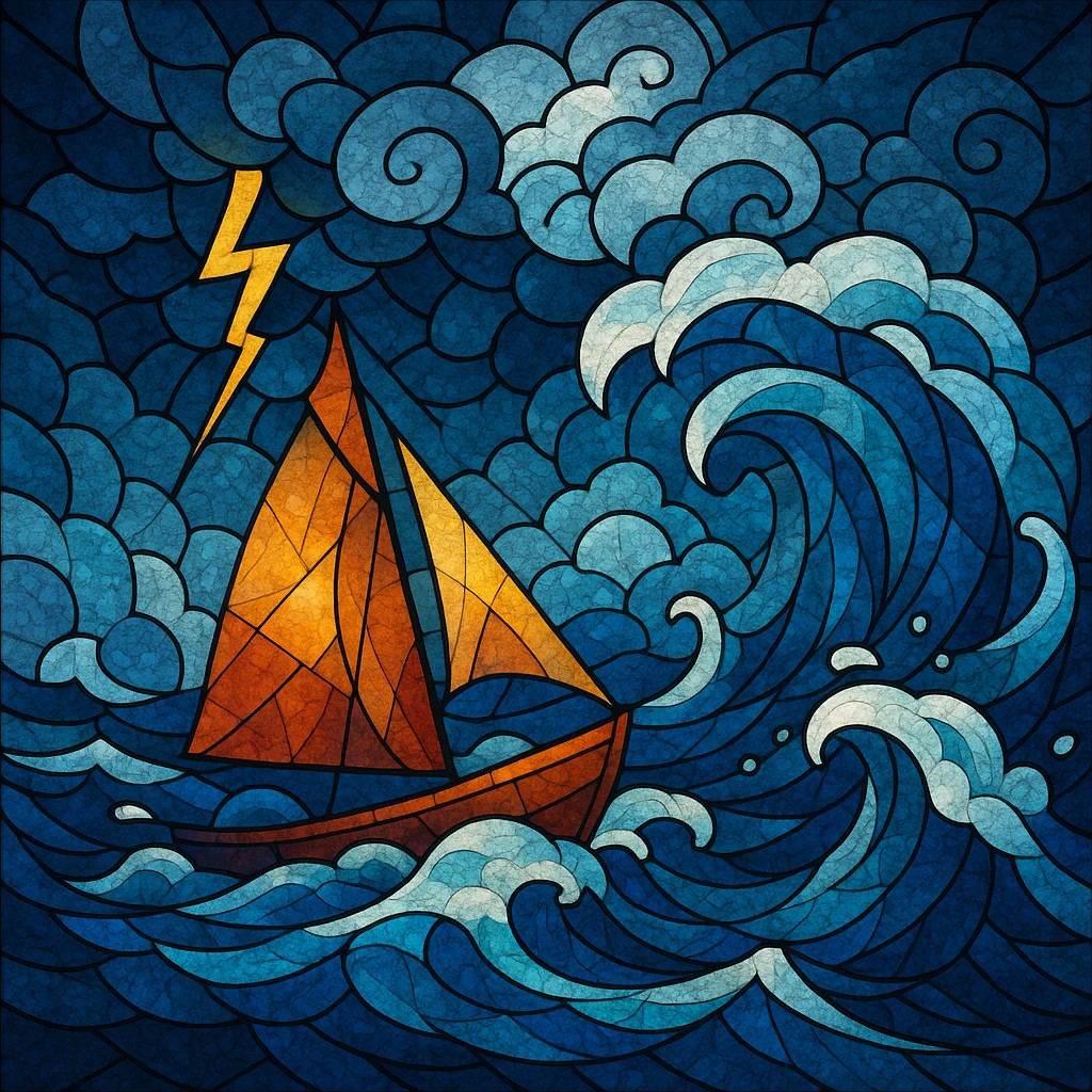 Storm Boat Mosaic – MoriiHub